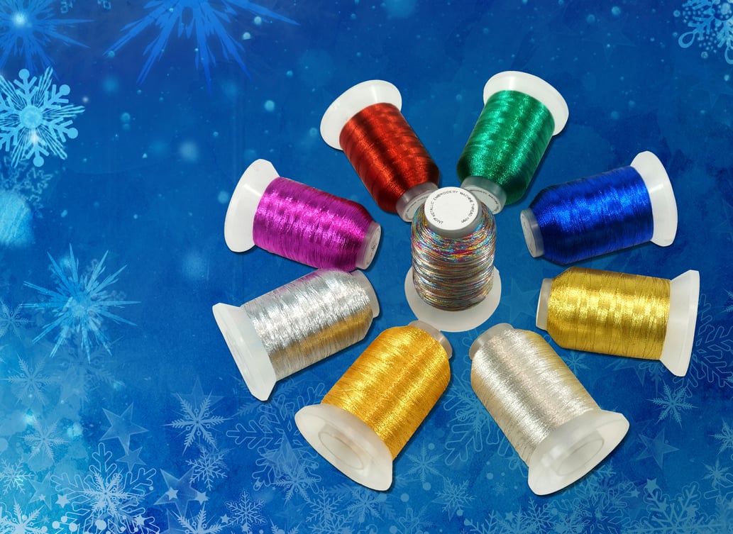 10 Tips for Decorating with Metallic Threads