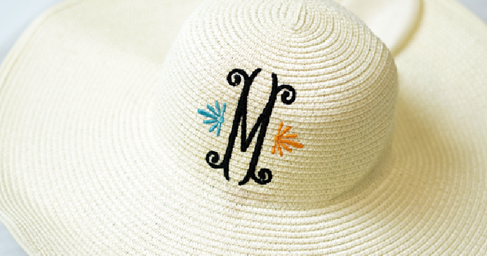 DIY Embroidered Sun Hat: How to Embroider Straw Hats