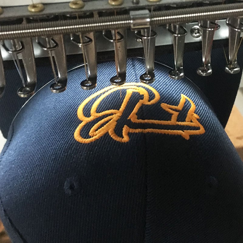 How to do 3D puff embroidery on caps