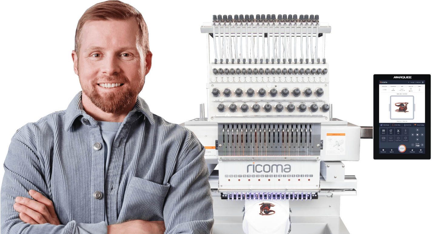 Find Your Perfect Commercial Embroidery Machine | Ricoma