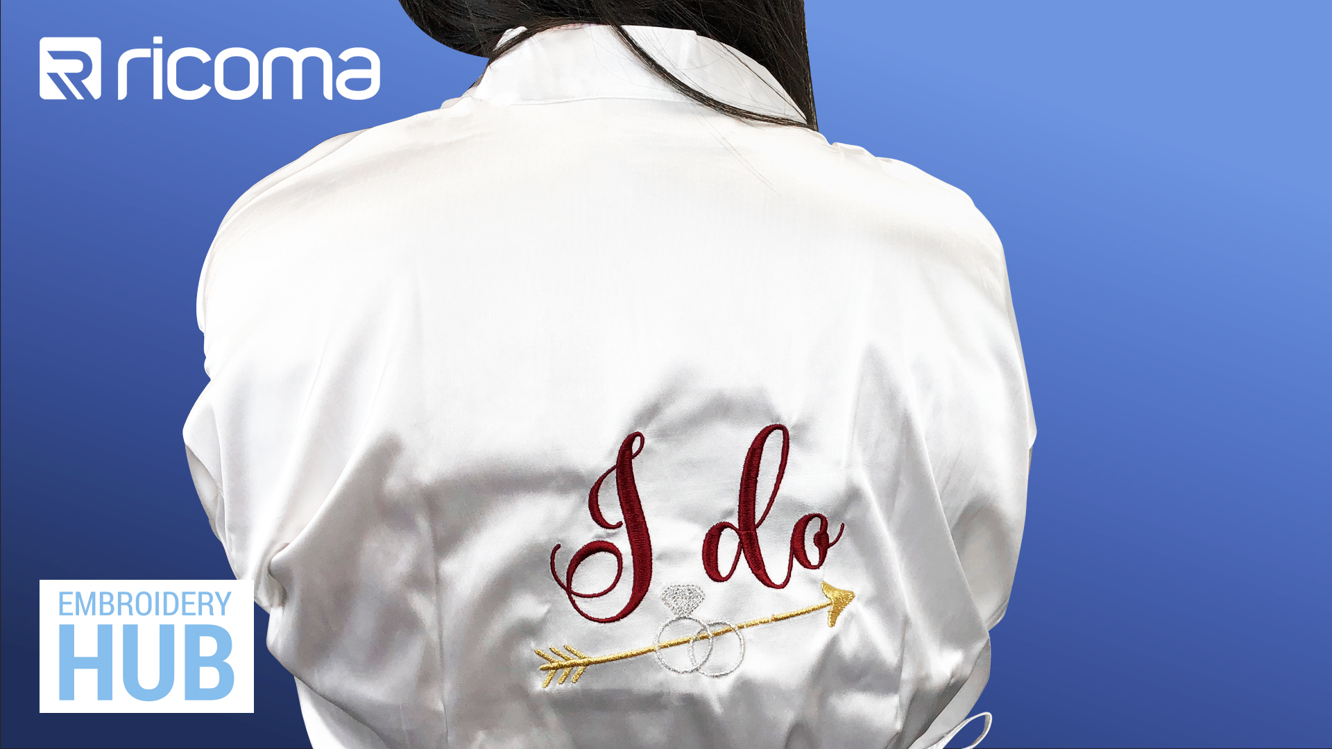 Wedding Embroidery on Bridesmaid Robes: How to Embroider Satin Robes